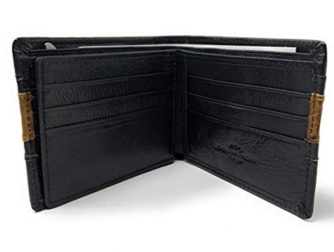 Texas West Rfid Tooled Texas State Map Genuine Glossy Leather - Etsy