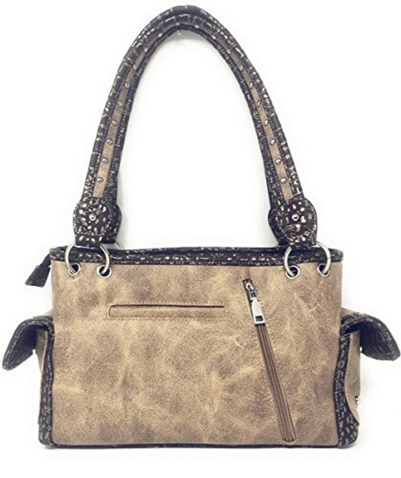 Zzfab Embroidered Concealed Carry Rhinestone Studded Skull Purse in 6 ...