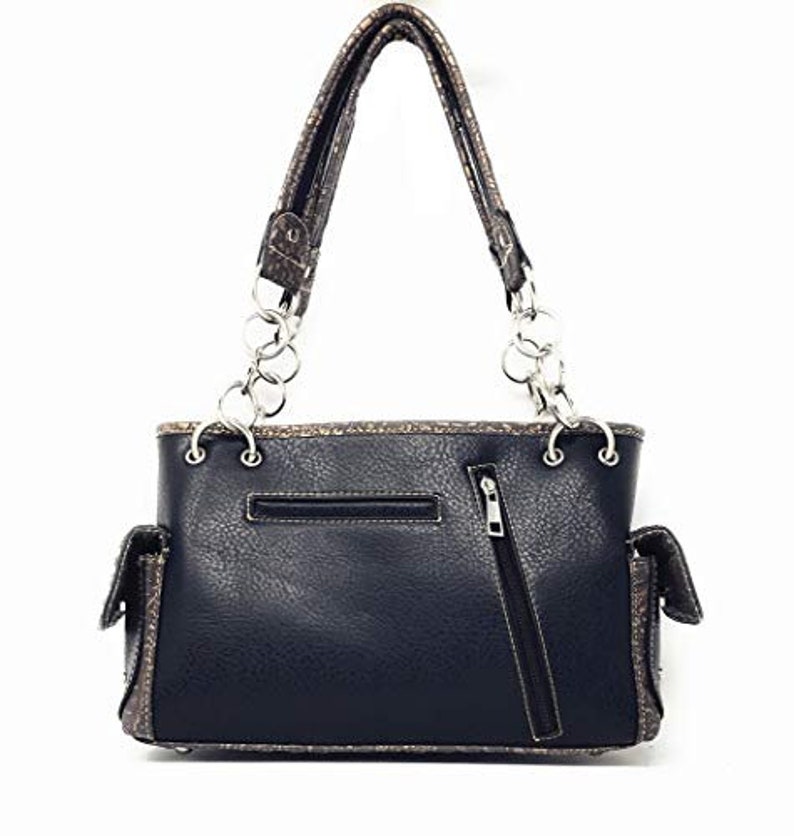 Zzfab Embroidered Concealed Carry Rhinestone Studded Skull Purse in 6 ...