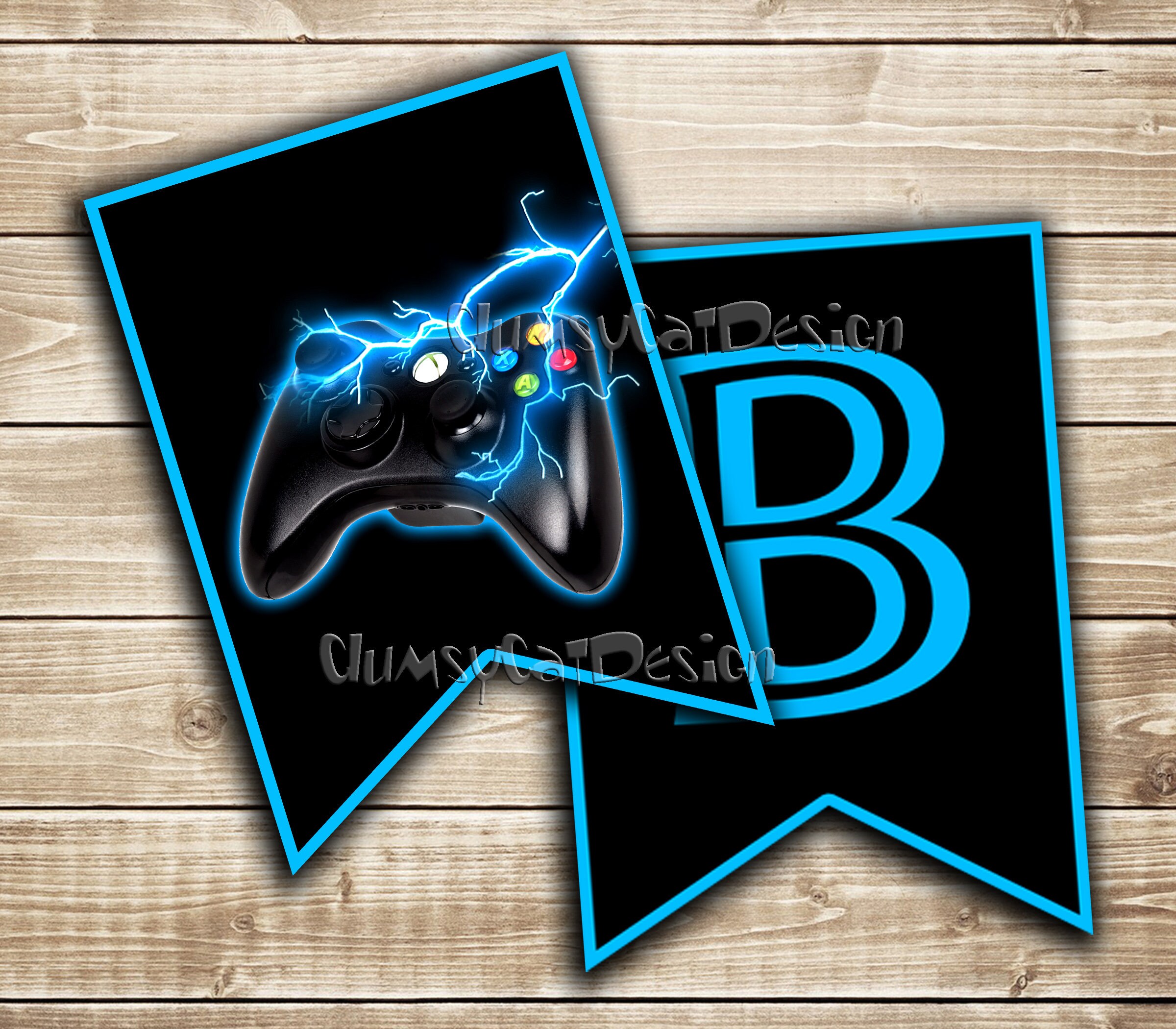 Video game banner Video Gamer Party Banner Party | Etsy