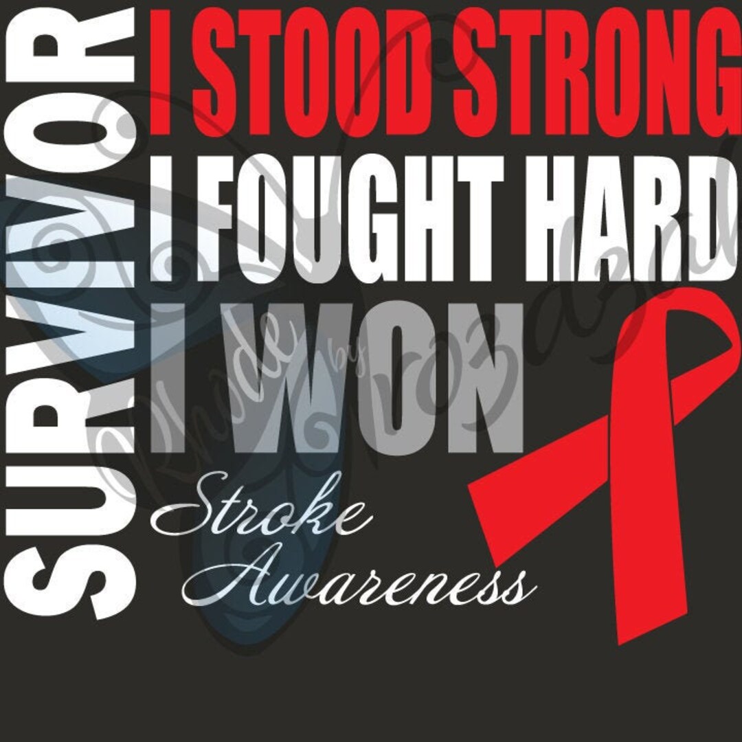 Stroke Survivor SVG - Etsy