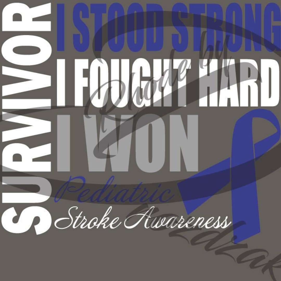 Pediatric Stroke Survivor SVG - Etsy