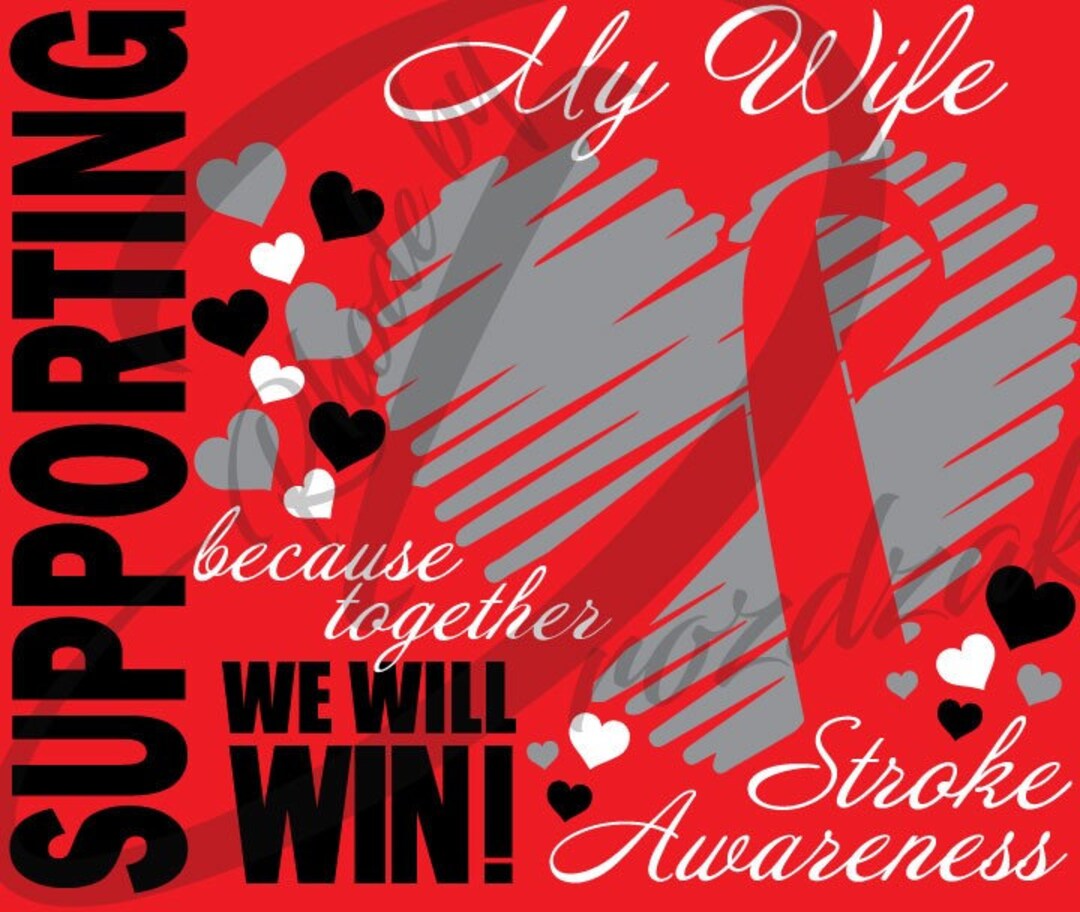 Supporting a Wife Stroke Survivor SVG - Etsy