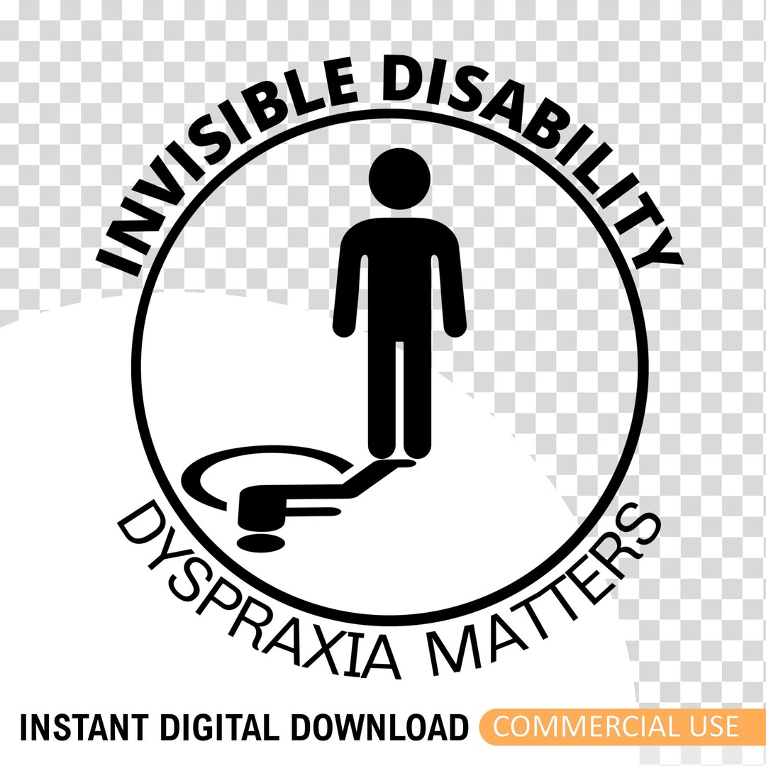 Invisible Disability Awareness PNG Vector Illustration - Dyspraxia ...