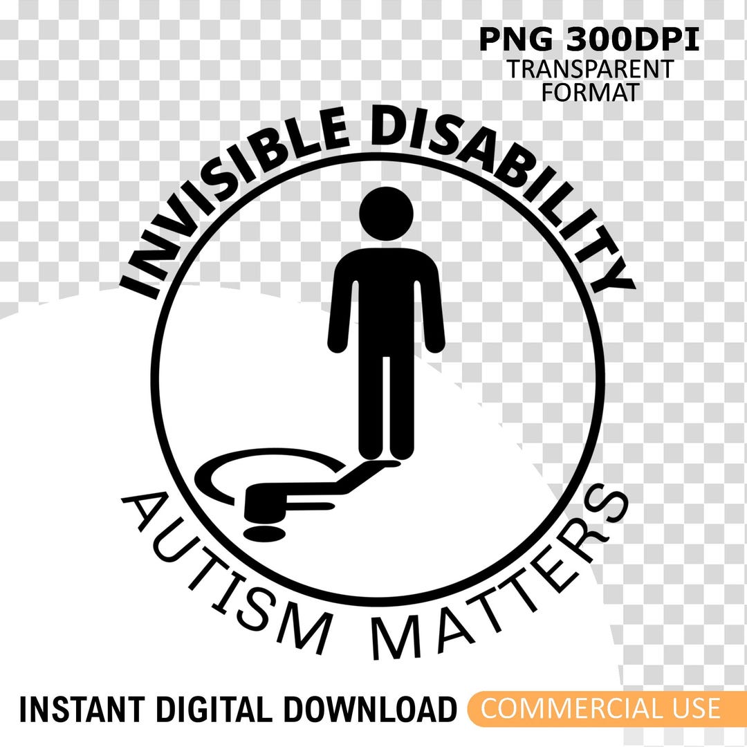 Invisible Disability Awareness PNG Vector Illustration - Autism Matters ...