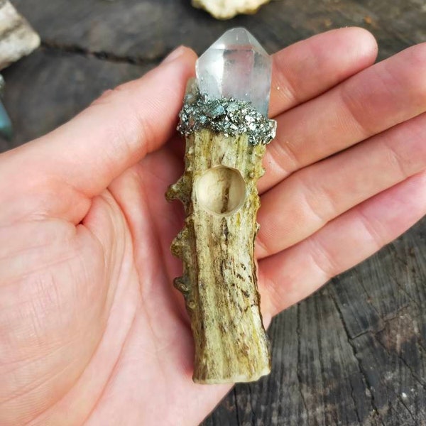 Deer Antler Pipe - Etsy