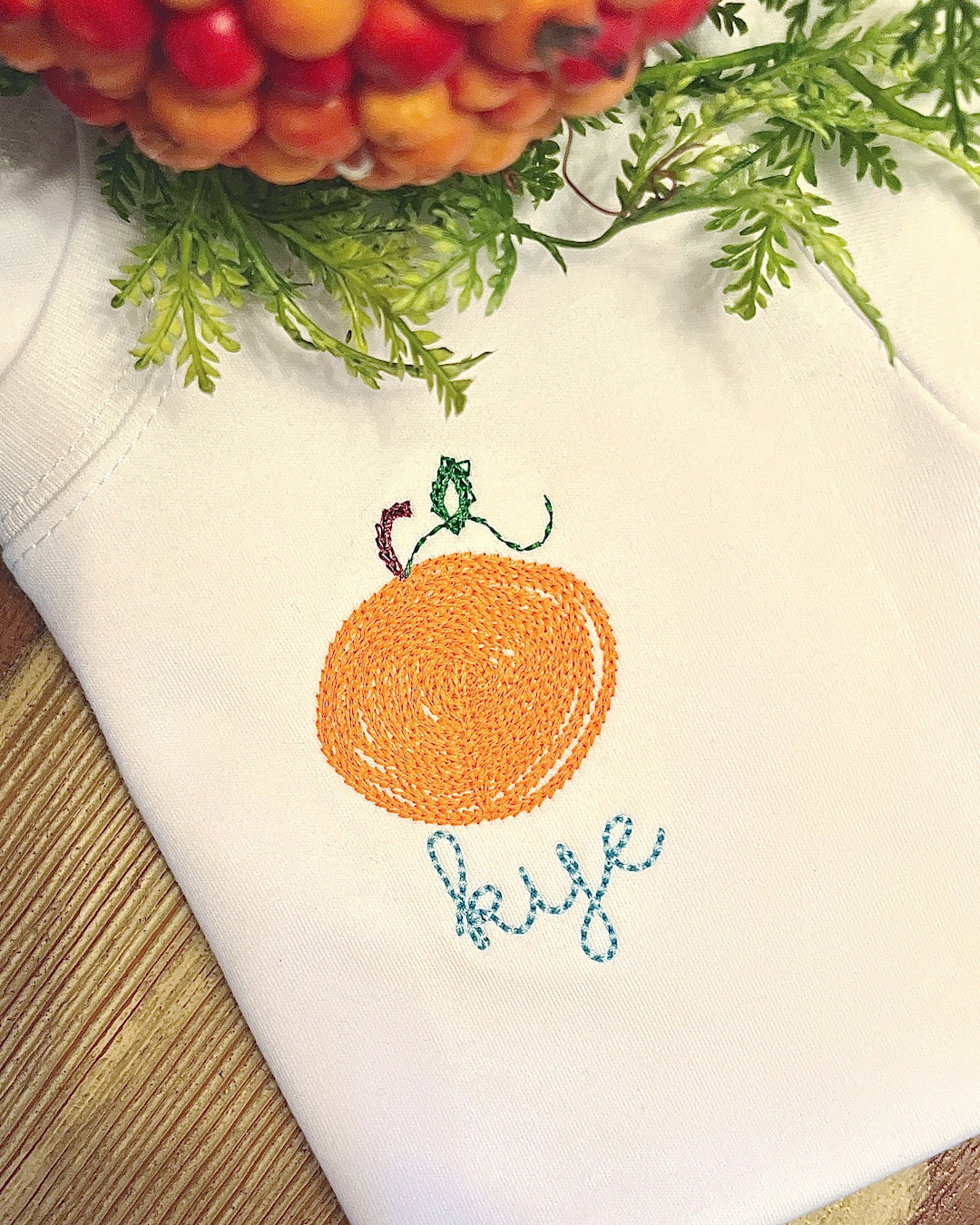 Funky Chain Stitch Pumpkin-pes Embroidery File - Etsy