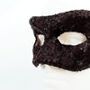 Designer Maroon Velvet Masquerade Mask. Fancy Dress Mask Ideal for ...