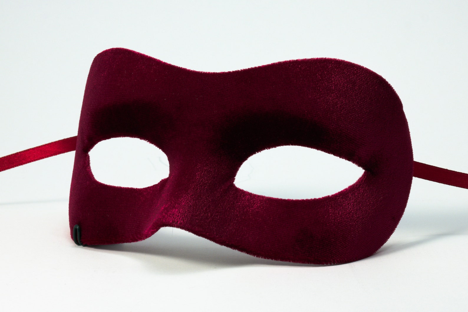 Designer Maroon Velvet Masquerade Mask. Fancy Dress Mask Ideal for ...