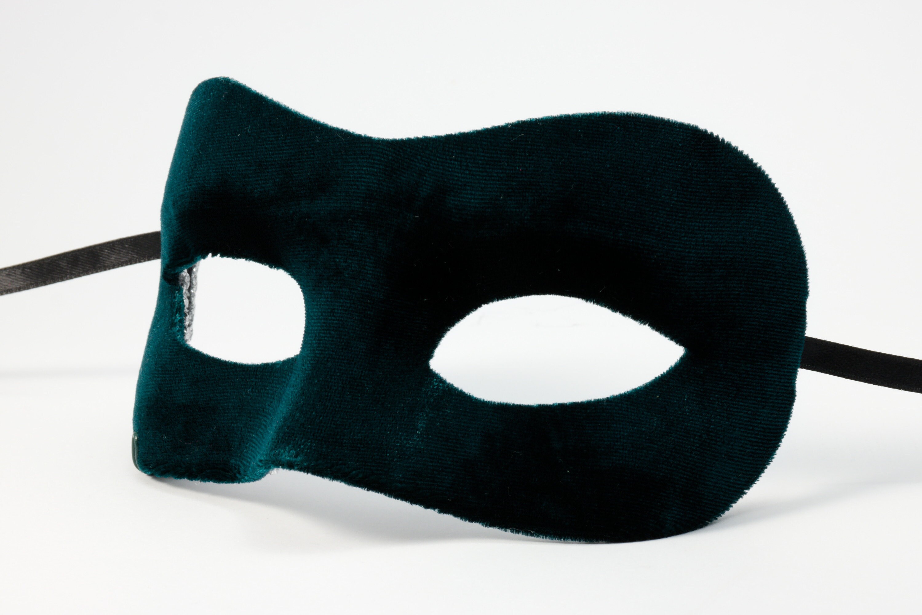 Green Velvet Masquerade Mask: Handmade Costume Party Mask - Etsy