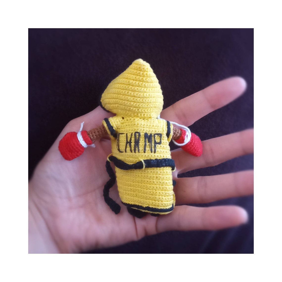 Handcrafted Crochet Boxer Doll With Removable Clothes - Etsy