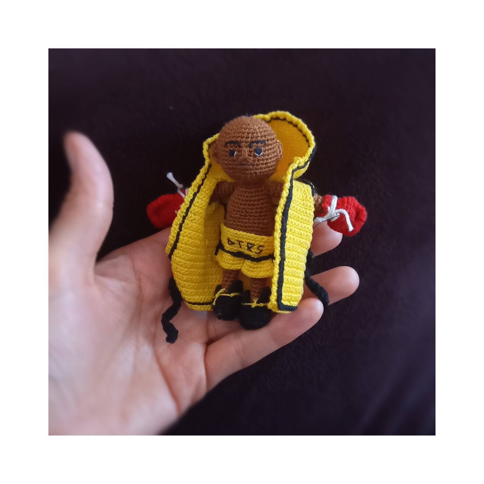 Handcrafted Crochet Boxer Doll With Removable Clothes - Etsy