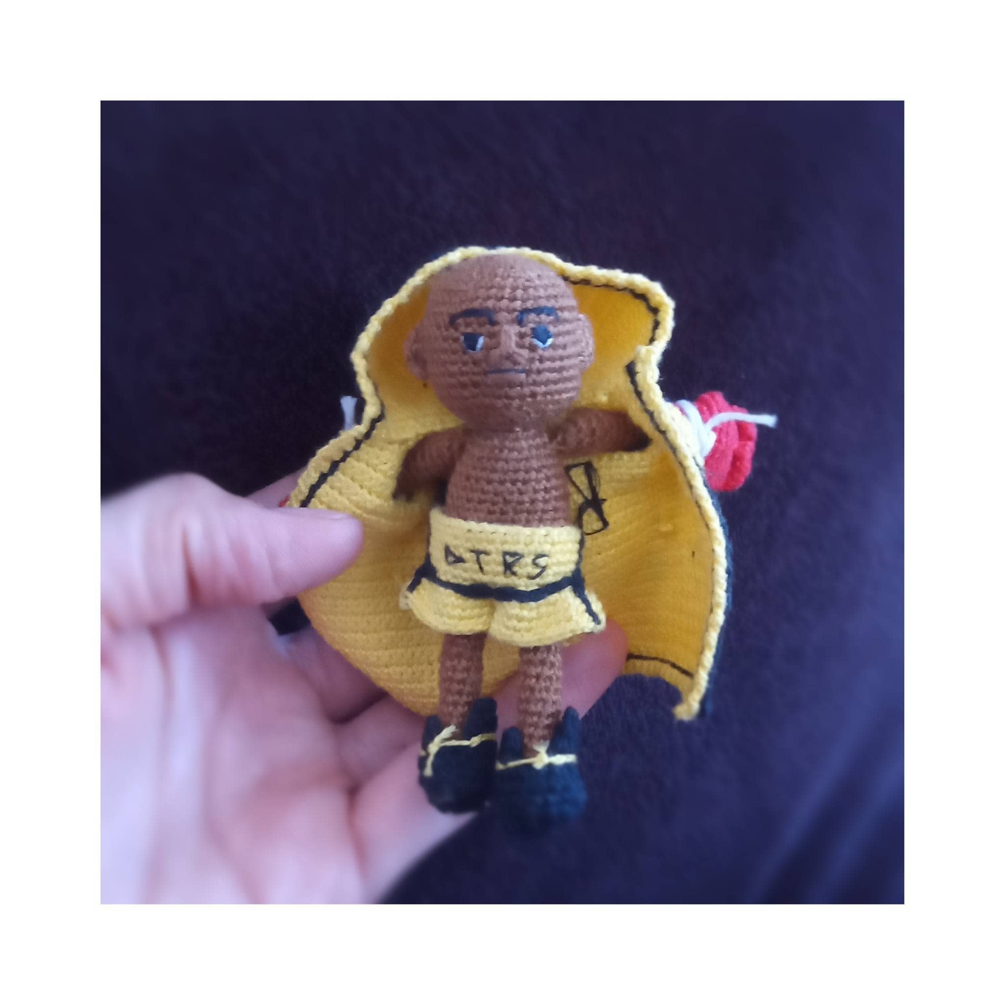 Handcrafted Crochet Boxer Doll With Removable Clothes - Etsy