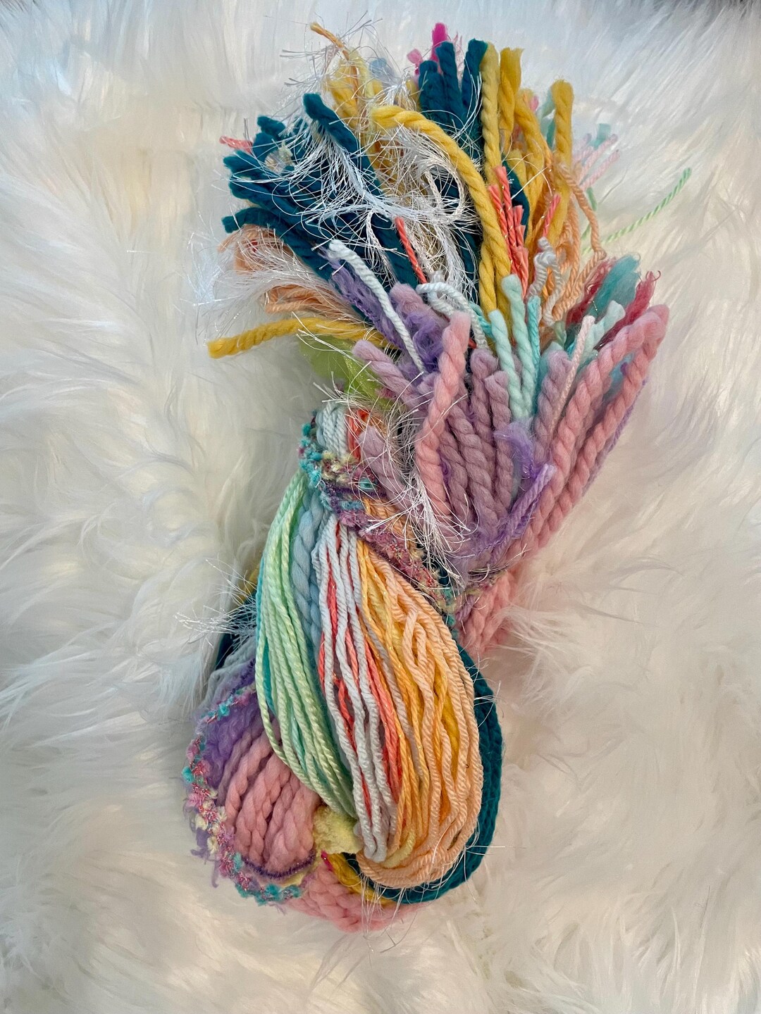 Mermaid Yarn Hair, Tula Mermaid Hair, Rixci Doll Hair, Curated Yarn for ...