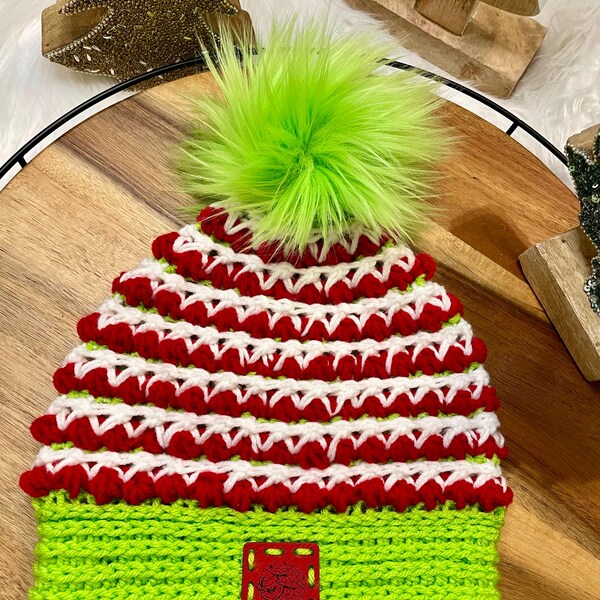 Crochet Grinch Hat - Etsy
