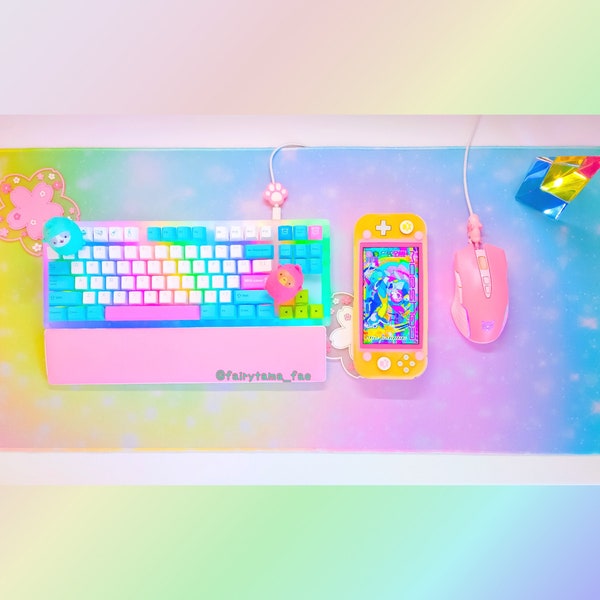 Rainbow Mousepad - Etsy