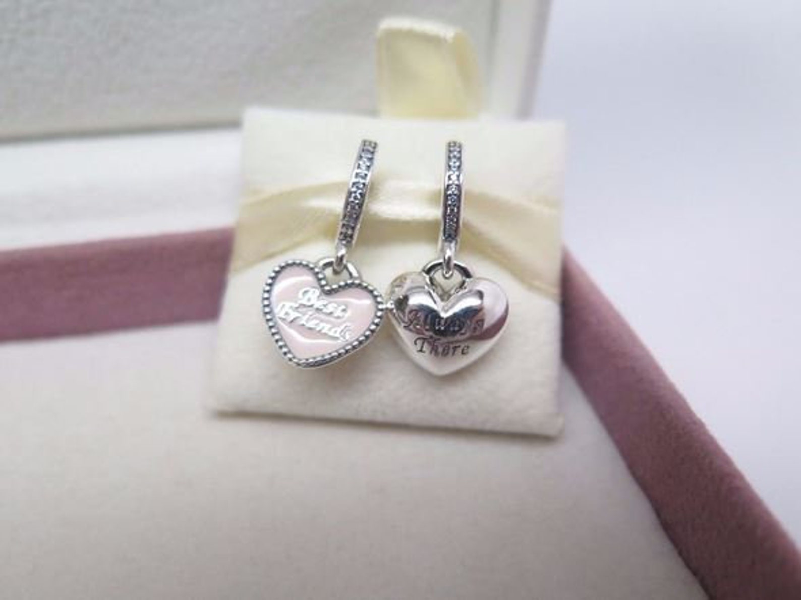 New Genuine Authentic Pandora Bracelet 2 Charms Best Friends | Etsy UK