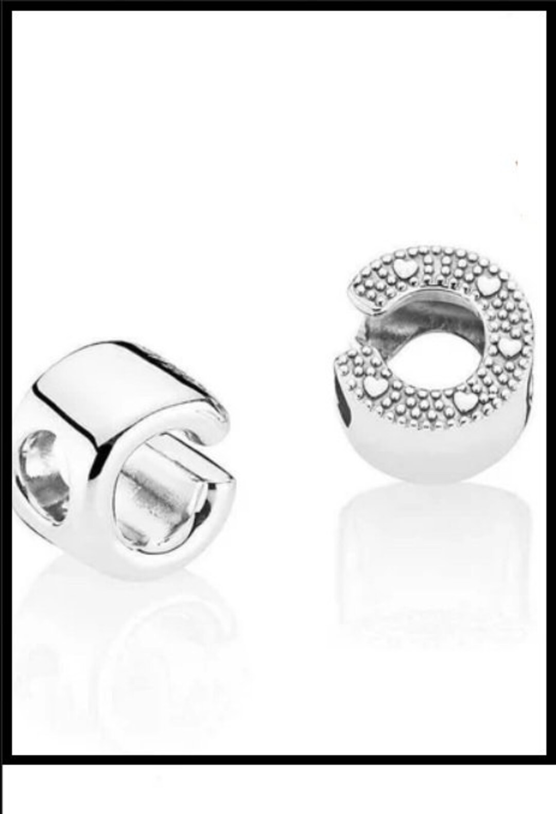 New Genuine Authentic PANDORA Alphabet Letter C Initial Charm S925 - Etsy