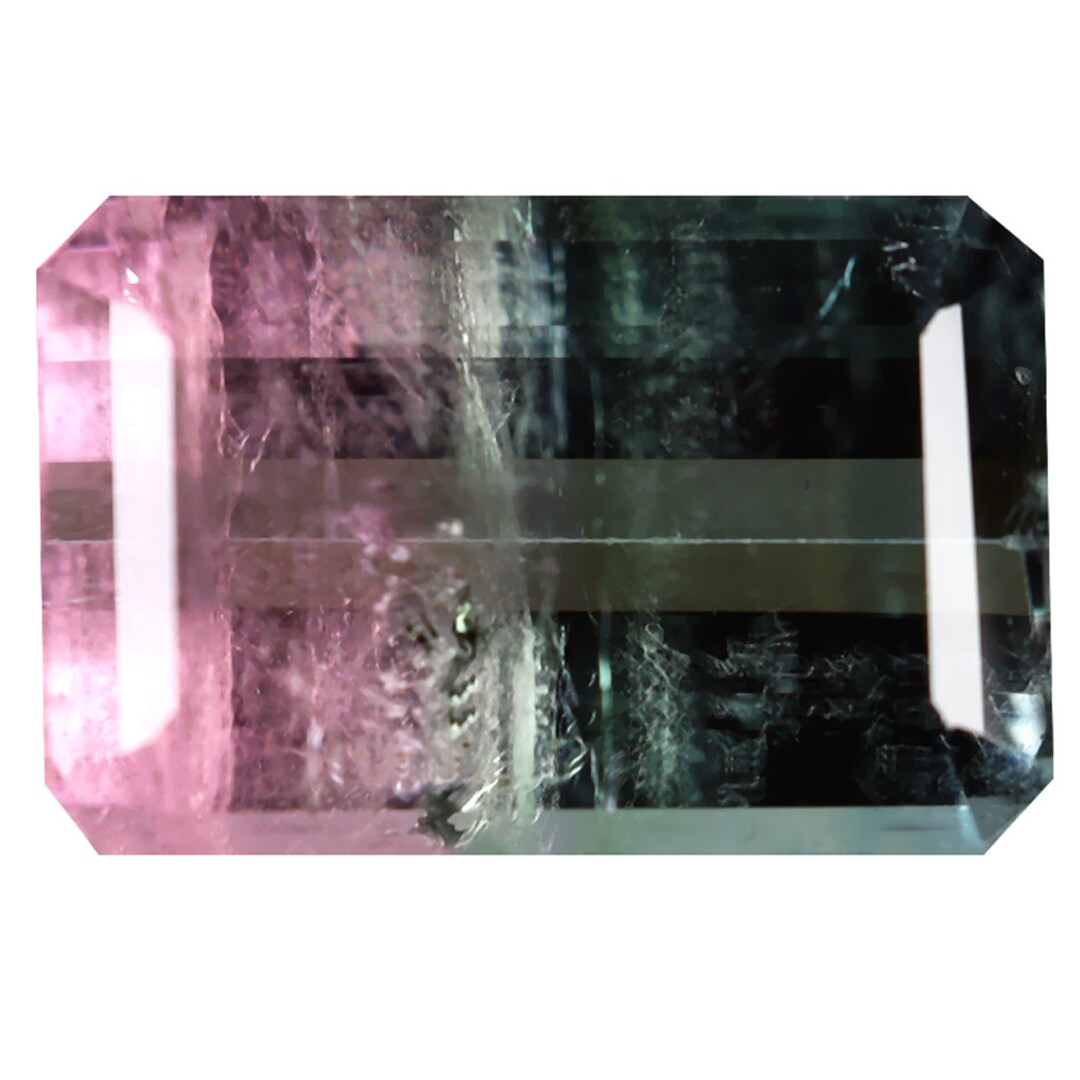 5.65 Ct Resplendent Octagon Cut (13 X 9 Mm) Unheated / Untreated ...