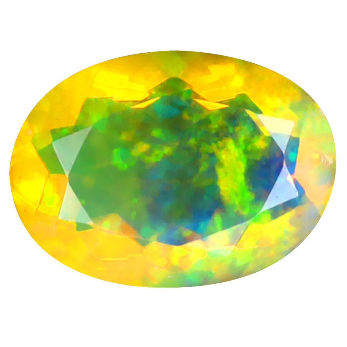 2.22 ct Magnificent fire Oval 11 x 8 mm Ethiopian 360 Degree | Etsy