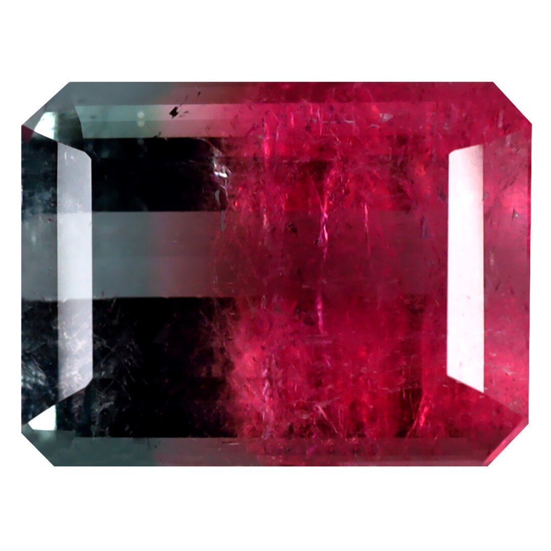 6.88 Ct Five-star Octagon (12 X 9 Mm) Unheated / Untreated Mozambique ...