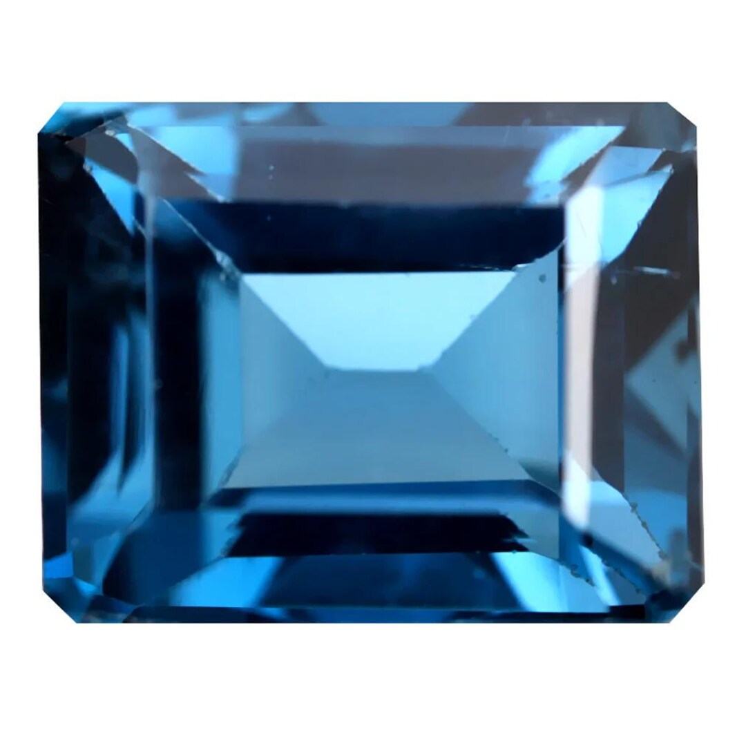 5.21 Ct AAA Grade Valuable Octagon Cut (10.16 X 8.20 Mm) London Blue ...