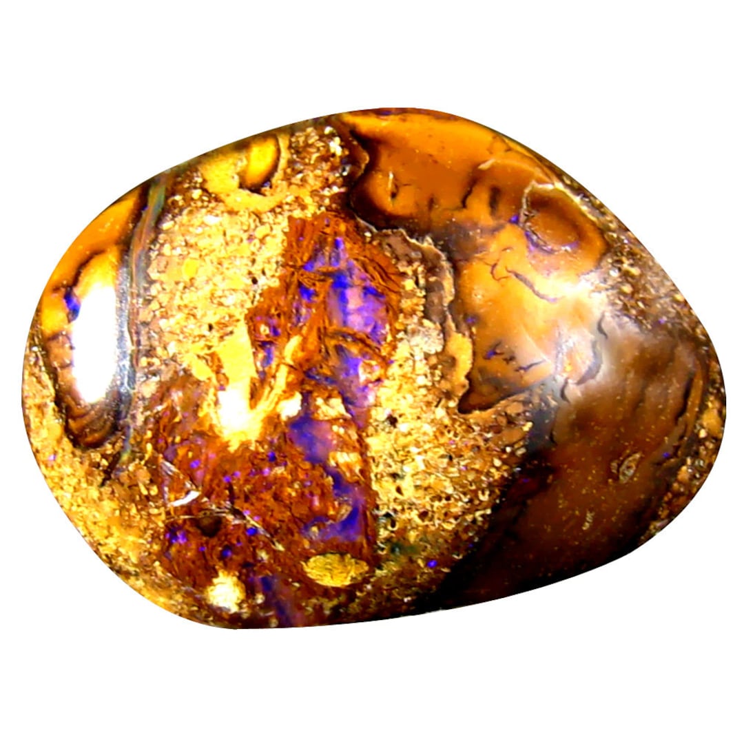9.63 Ct Fancy Cabochon Shape (19 X 13 Mm) Play of Colors Australian ...