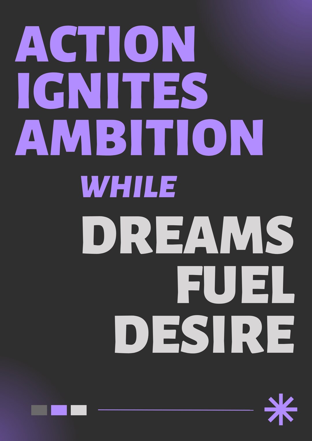 Take Action Motivational Quote Printable Poster A4 Digital Download ...