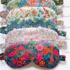 Red Silk Sleep Mask, Floral Eye Sleep Mask With Artistic Design, Spa ...