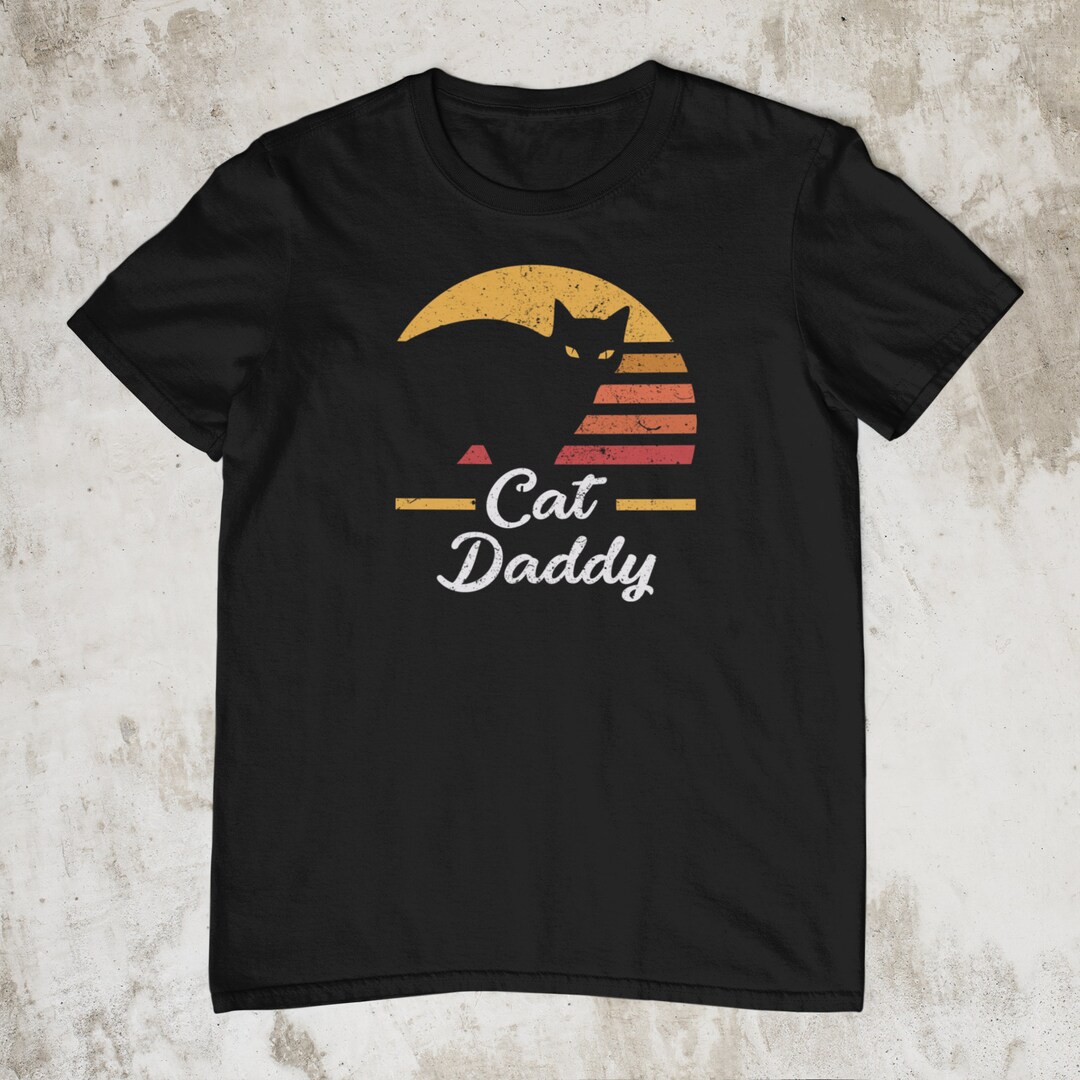Cat Daddy Chemise Retro Cat Daddy vintage Eighties Style Cat Retro ...