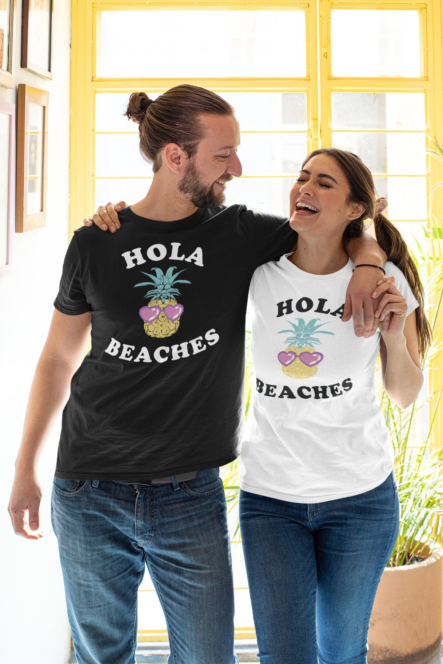 Holla Beaches Pineapple Shirts Family Vacation Shirts Family - Etsy