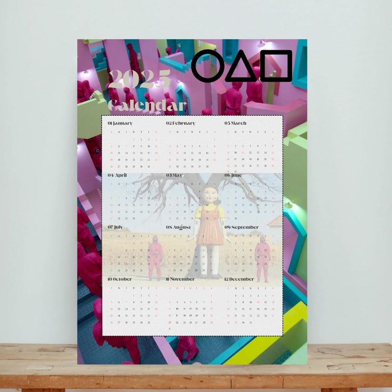 Squids Game Poster - Etsy