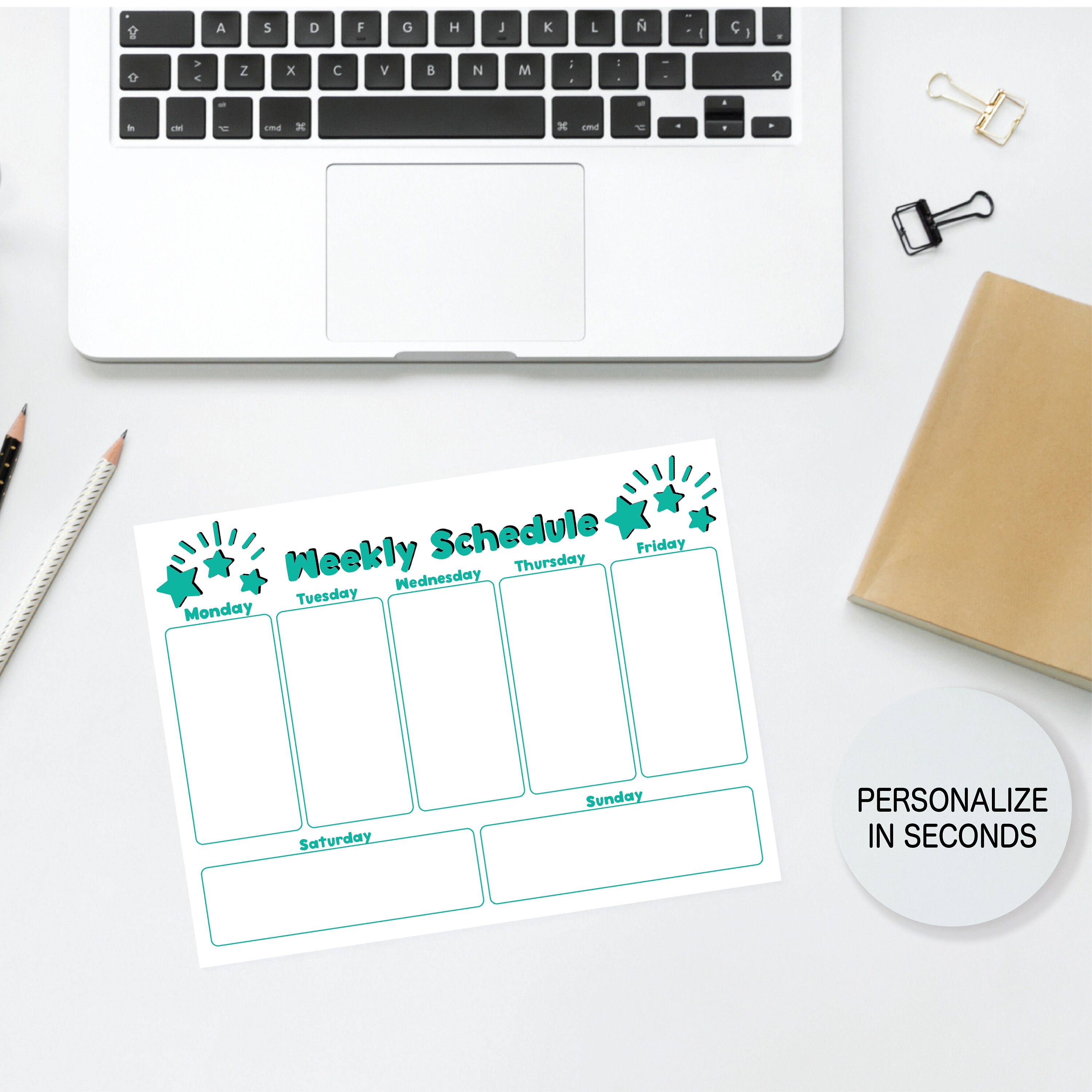 Weekly Schedule for Kids, Homeschool Schedule, Kids Schedule, Weekly ...