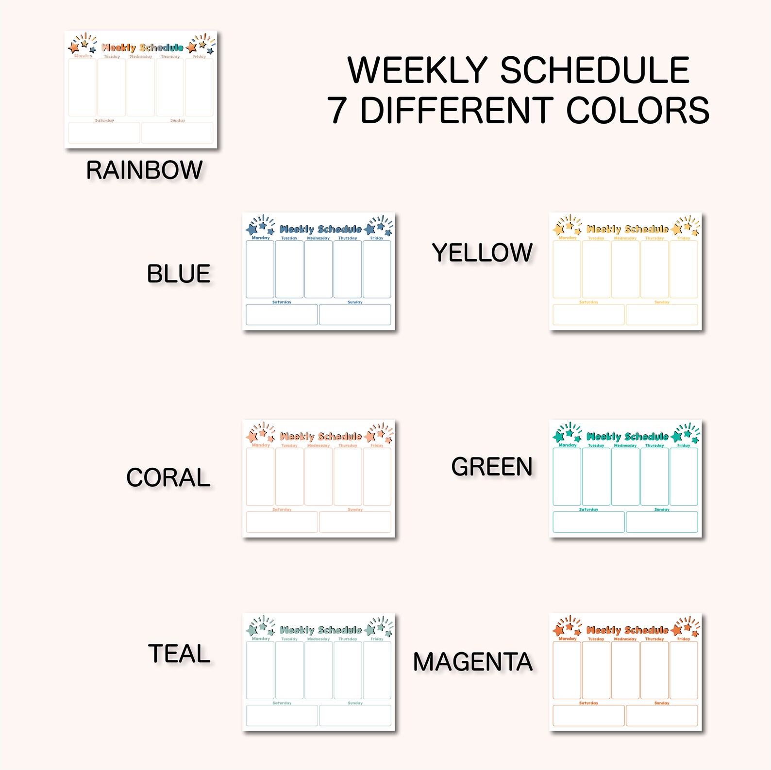Weekly Schedule for Kids, Homeschool Schedule, Kids Schedule, Weekly ...