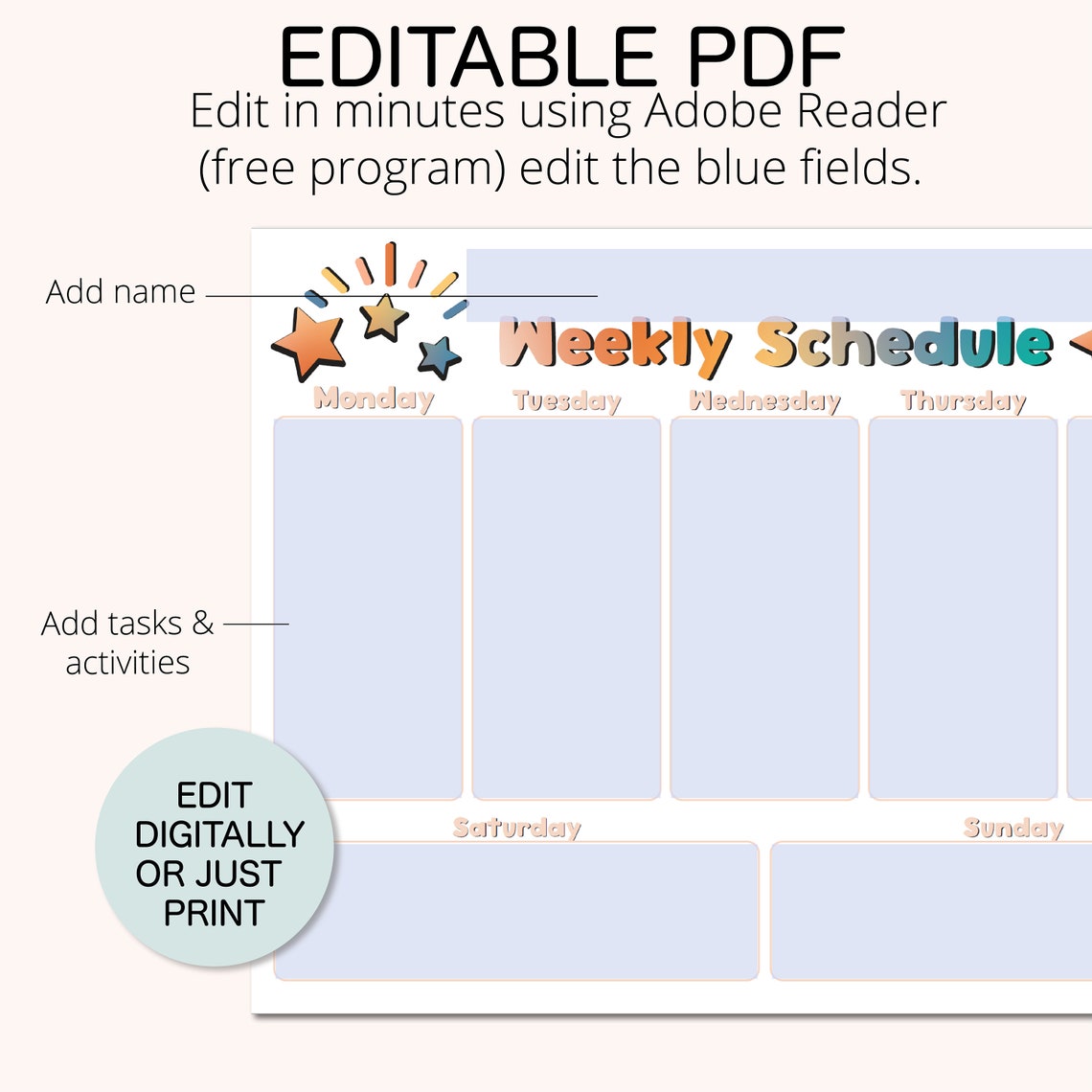 Weekly Schedule for Kids, Homeschool Schedule, Kids Schedule, Weekly ...