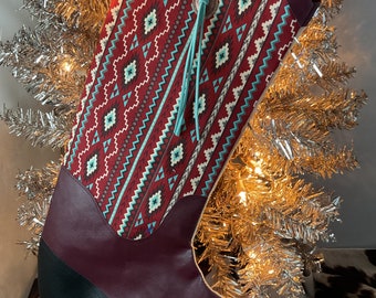 Crochet Cowboy Boot Christmas Stocking, White - Etsy