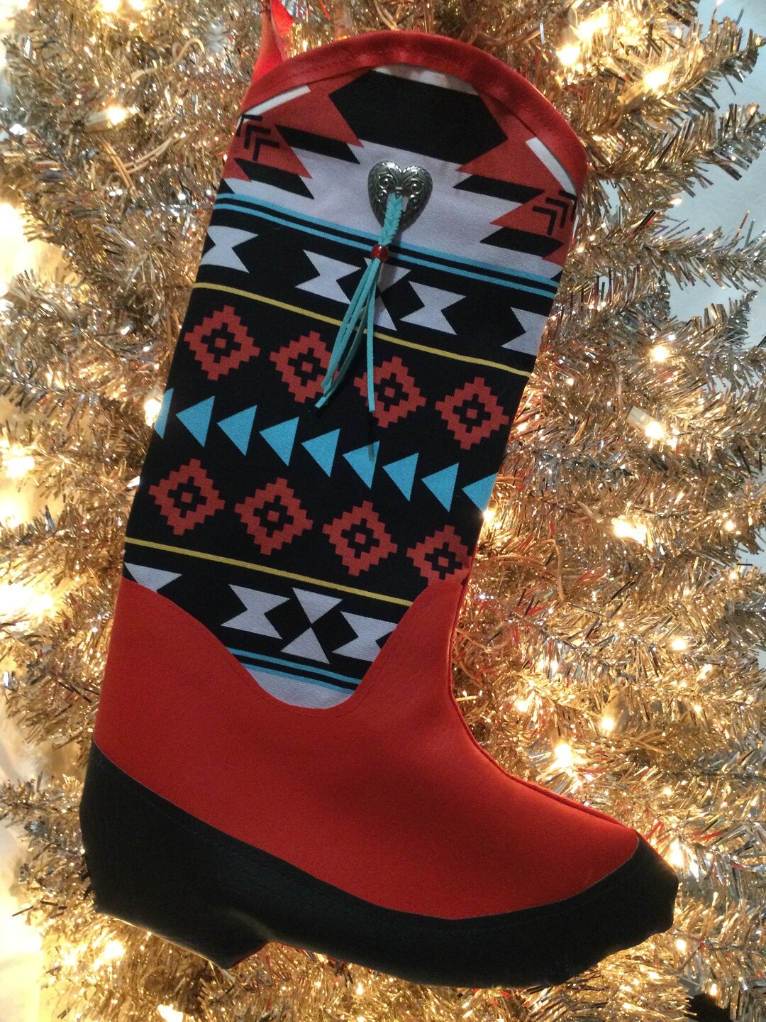 Cowboy Boot Stocking - Etsy