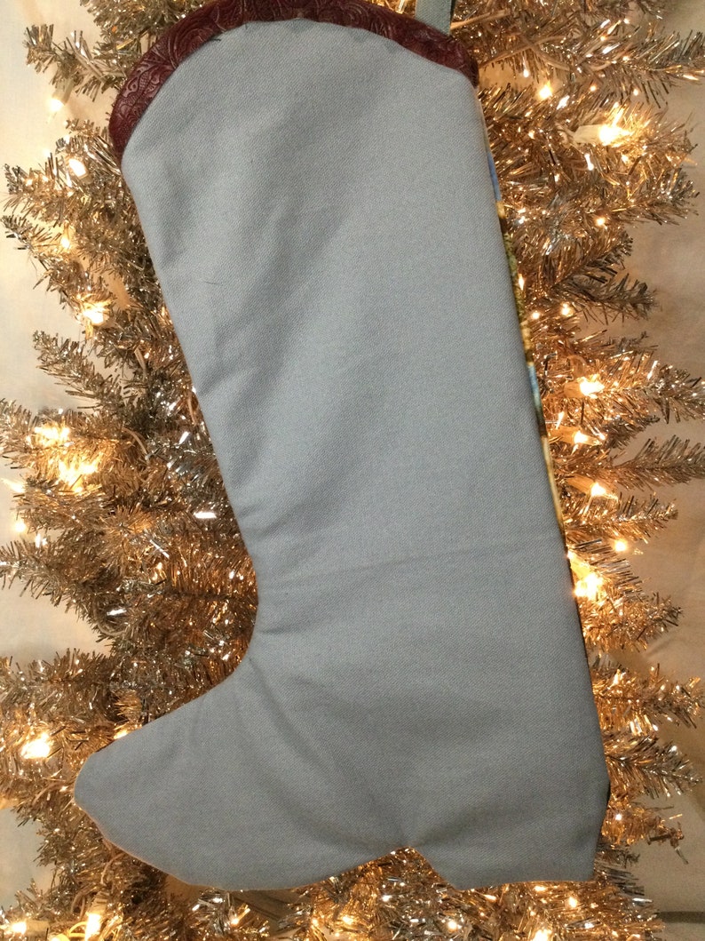 Cowboy Boot Christmas Stocking - Etsy