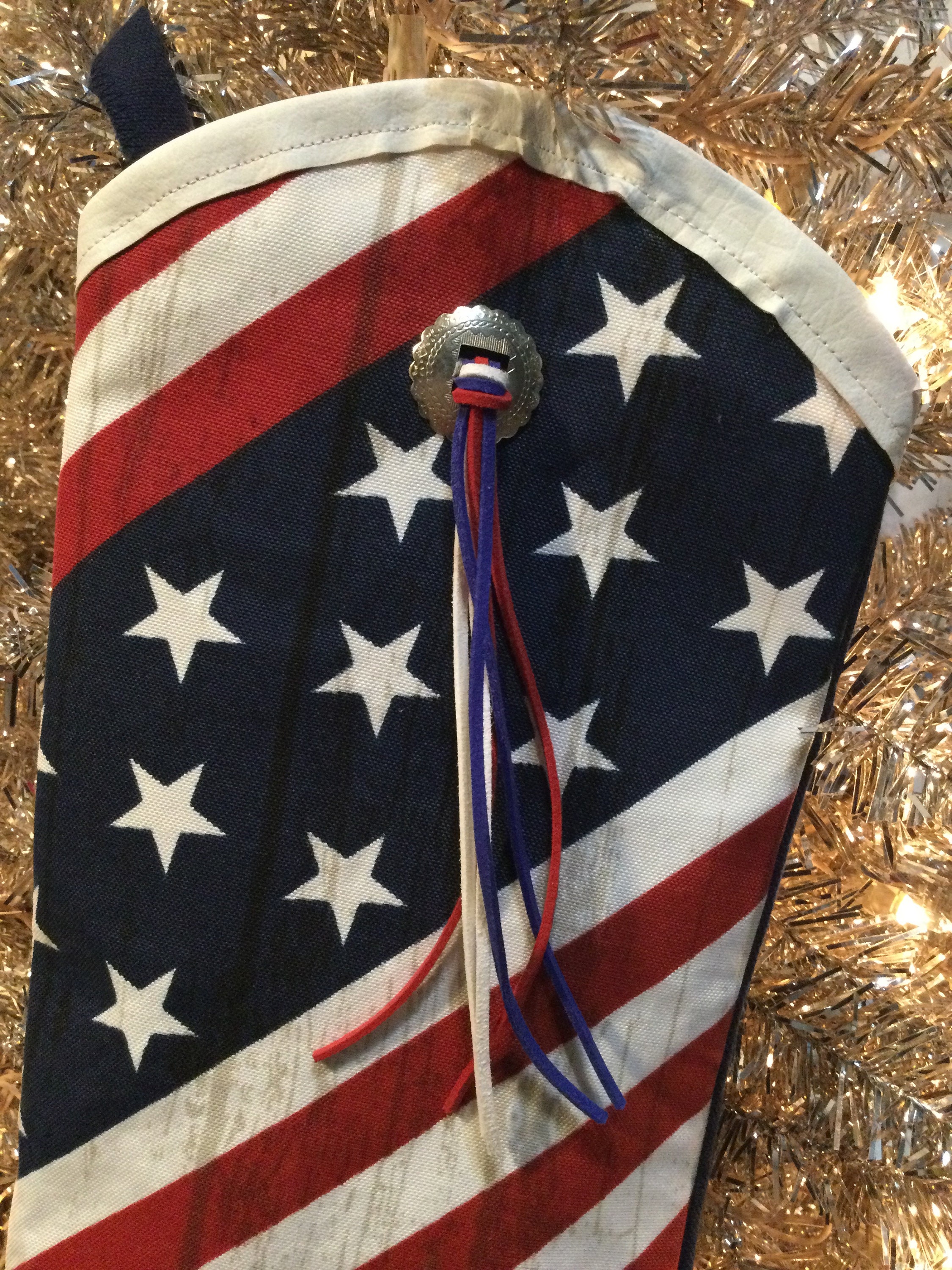 Stars and Stripes Cowboy Boot Stocking - Etsy