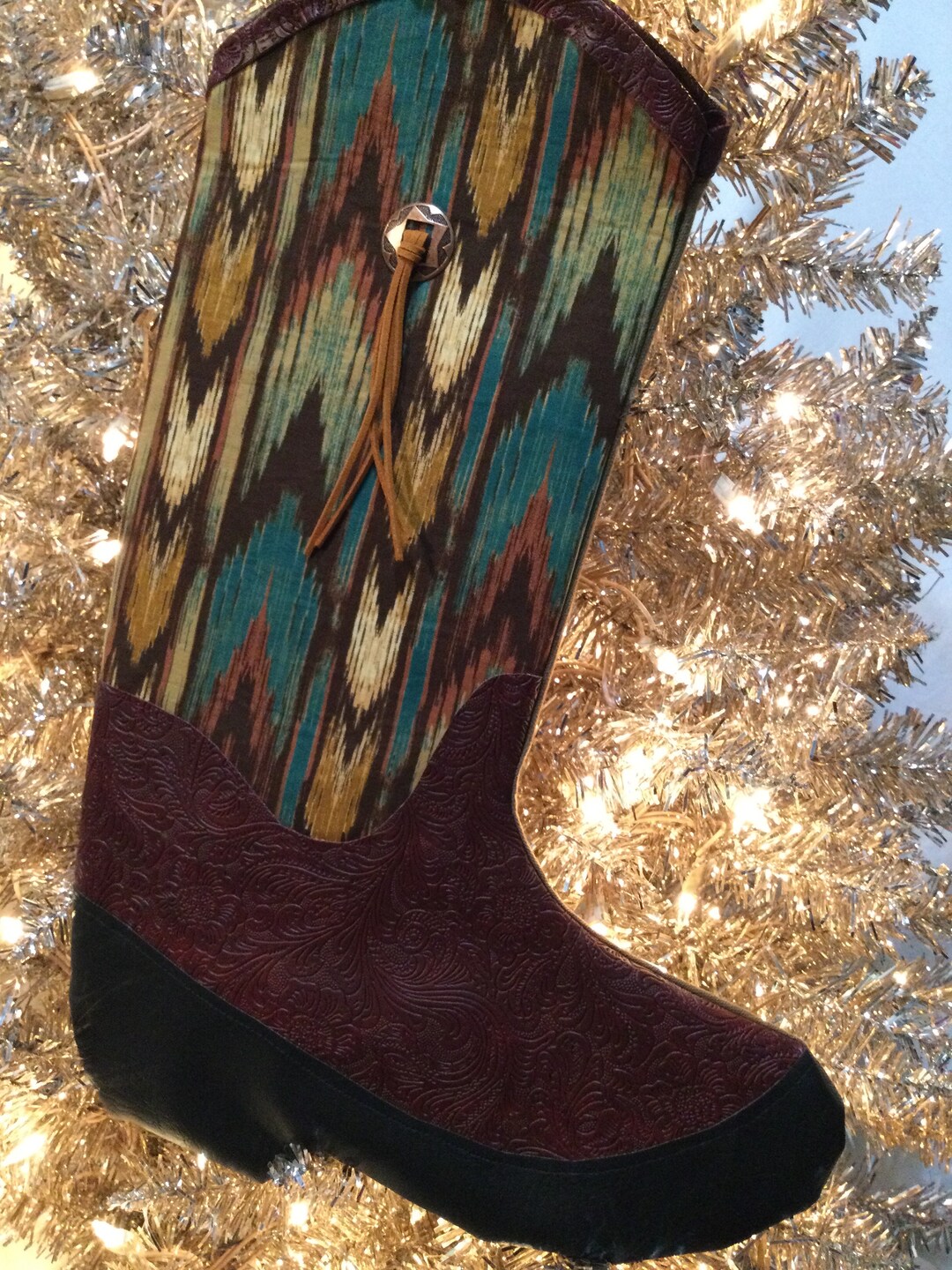 Cowboy Boot Stocking - Etsy