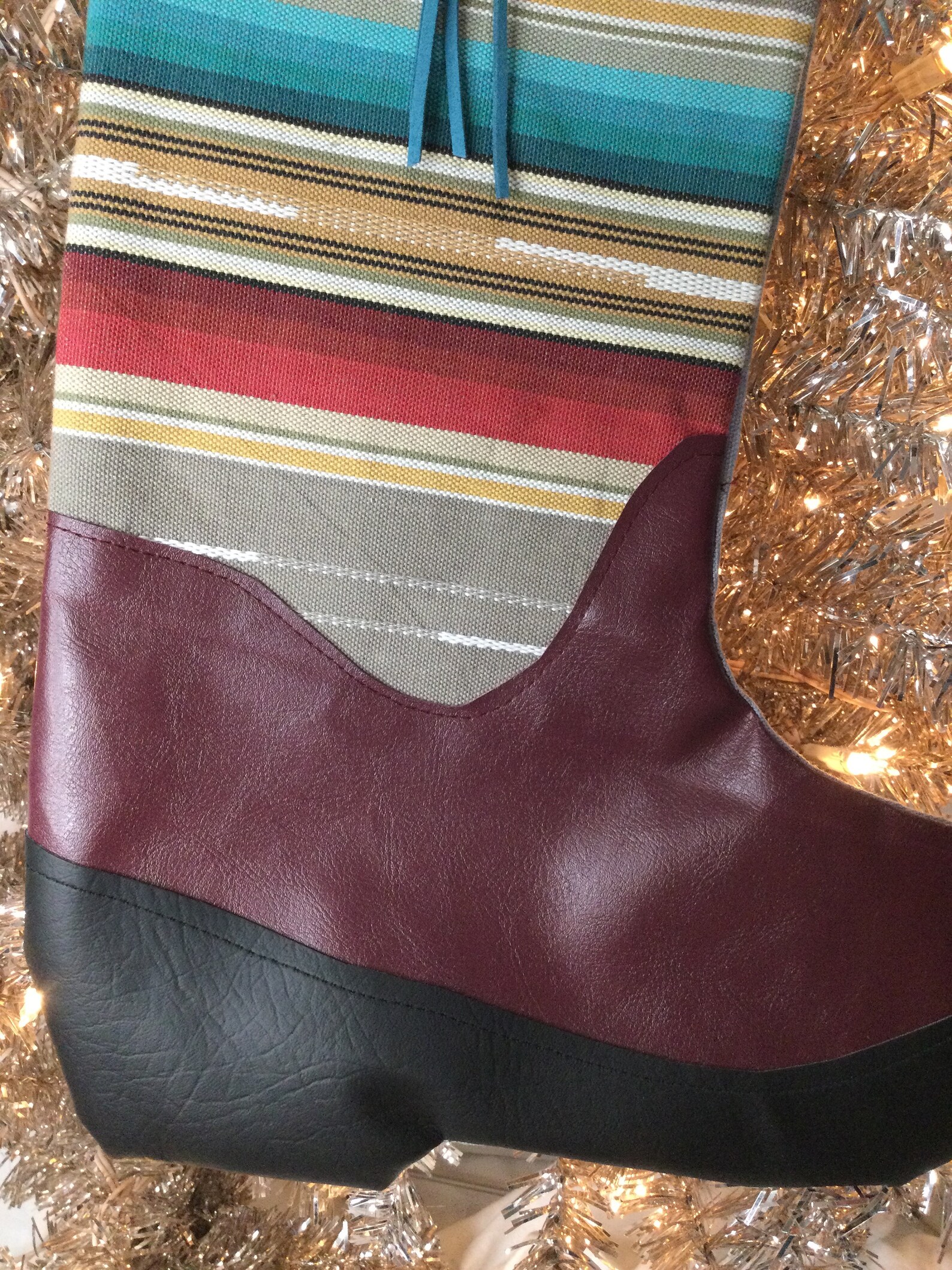 Cowboy Boot Christmas Stocking - Etsy