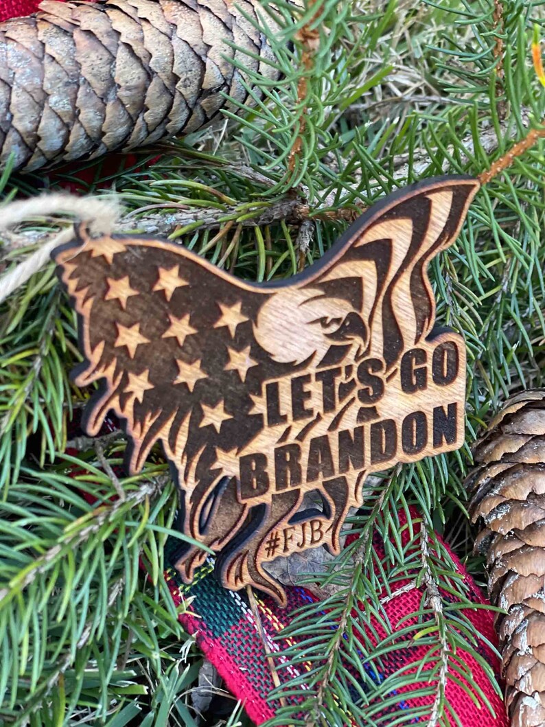 Let's Go Brandon, #FJB, Ornament Svg, Digital Laser Cut Files Dxf,pdf ...