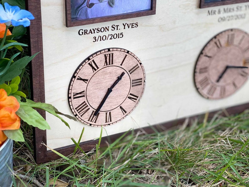 A Moment in Time Custom Photo Frame File-glowforge-laser-cut-file-svg ...