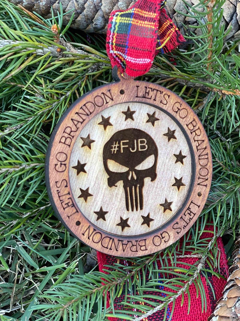 Let's Go Brandon, #FJB, Ornament Svg, Digital Laser Cut Files Dxf,pdf ...