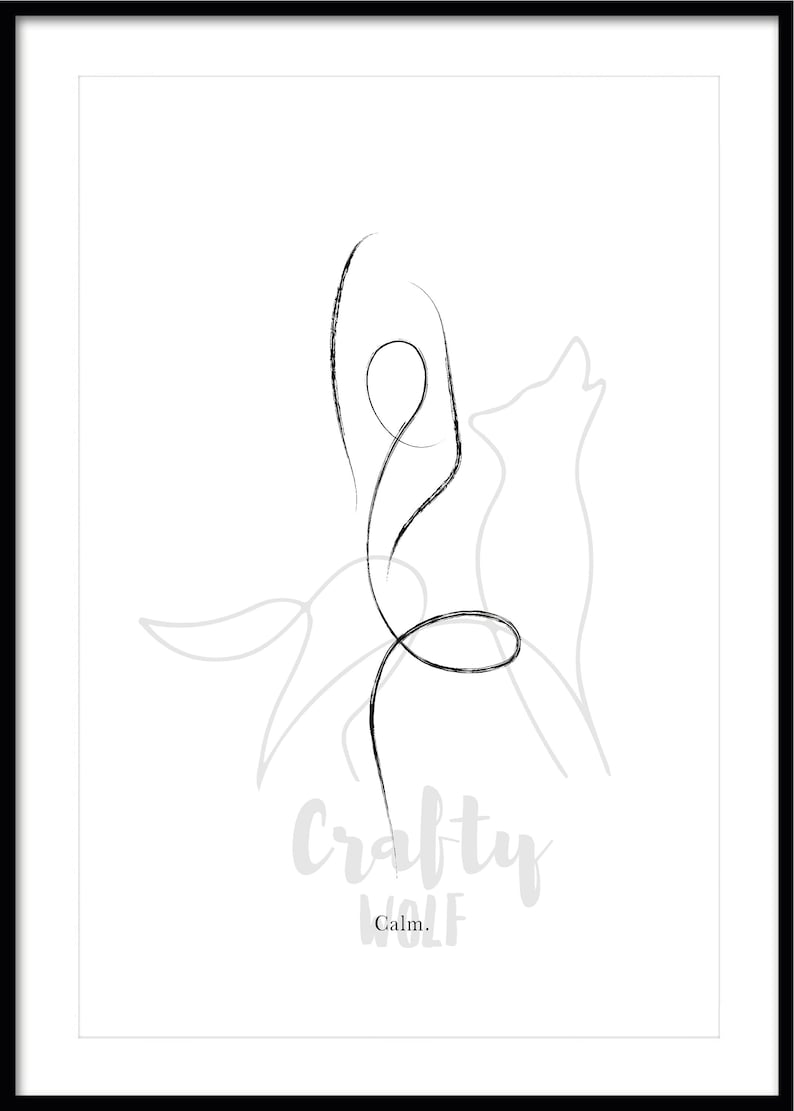 Yoga Poses Print Set: Minimalist Line Art, Yoga Room Decor - Etsy UK