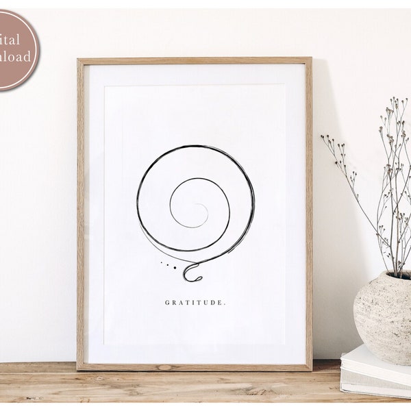 Gratitude Symbol - Etsy