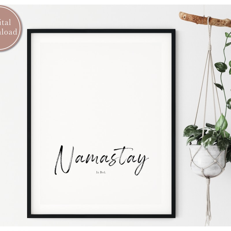 Namastay in Bed - Etsy