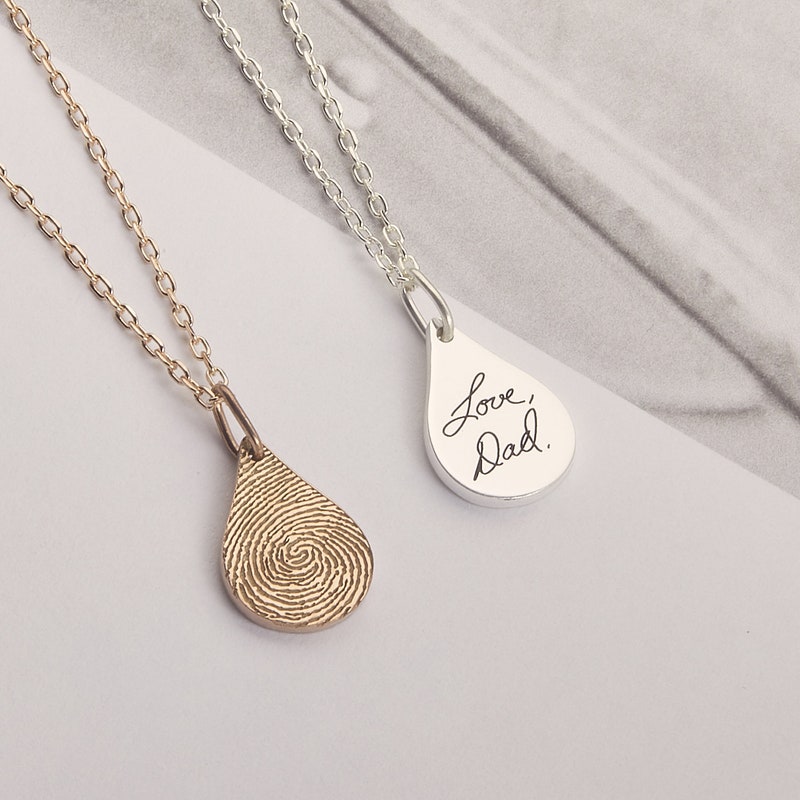 Tear Drop Necklace - Etsy