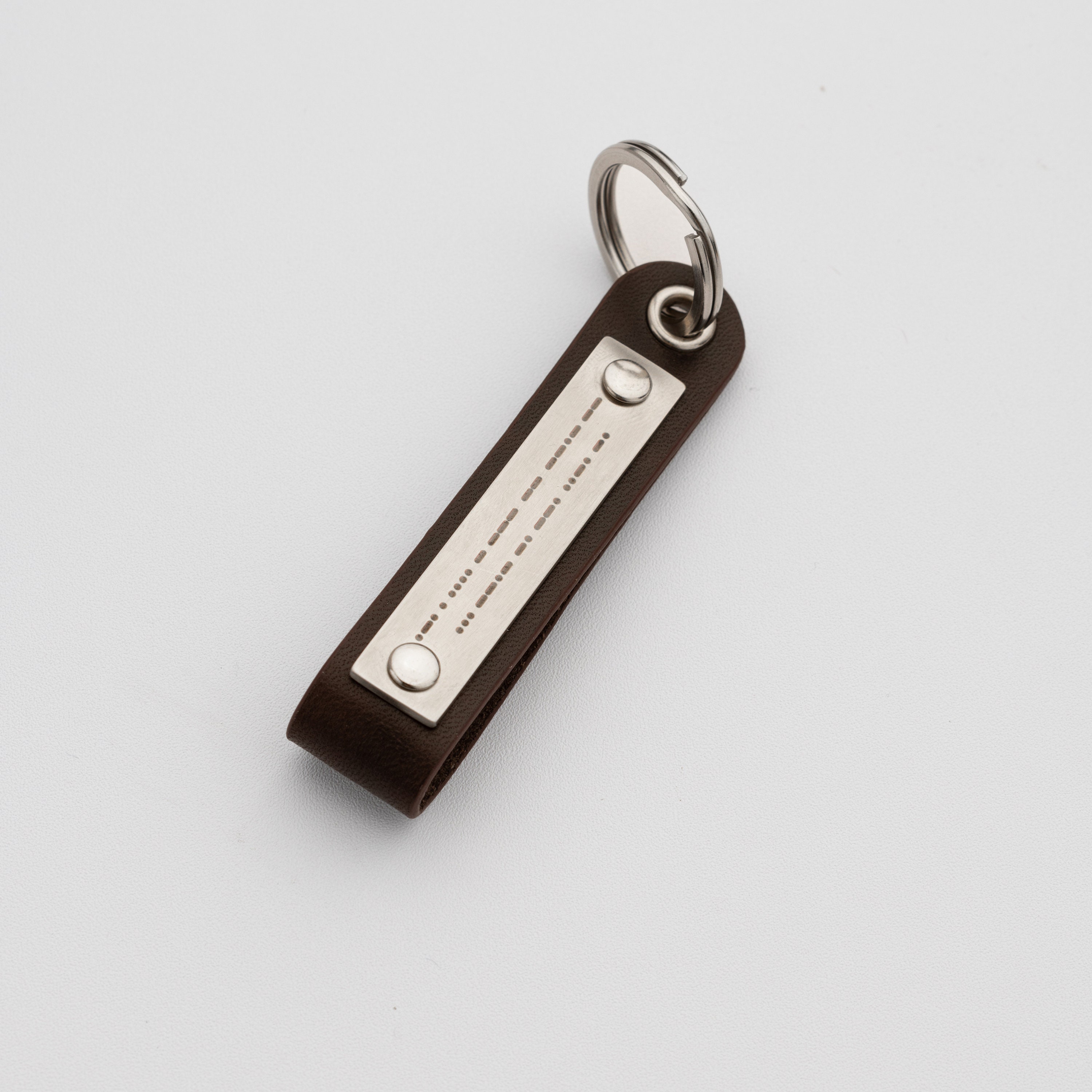 Morse Code Keychain| Custom Leather Keychains | Wedding Giveaway ...