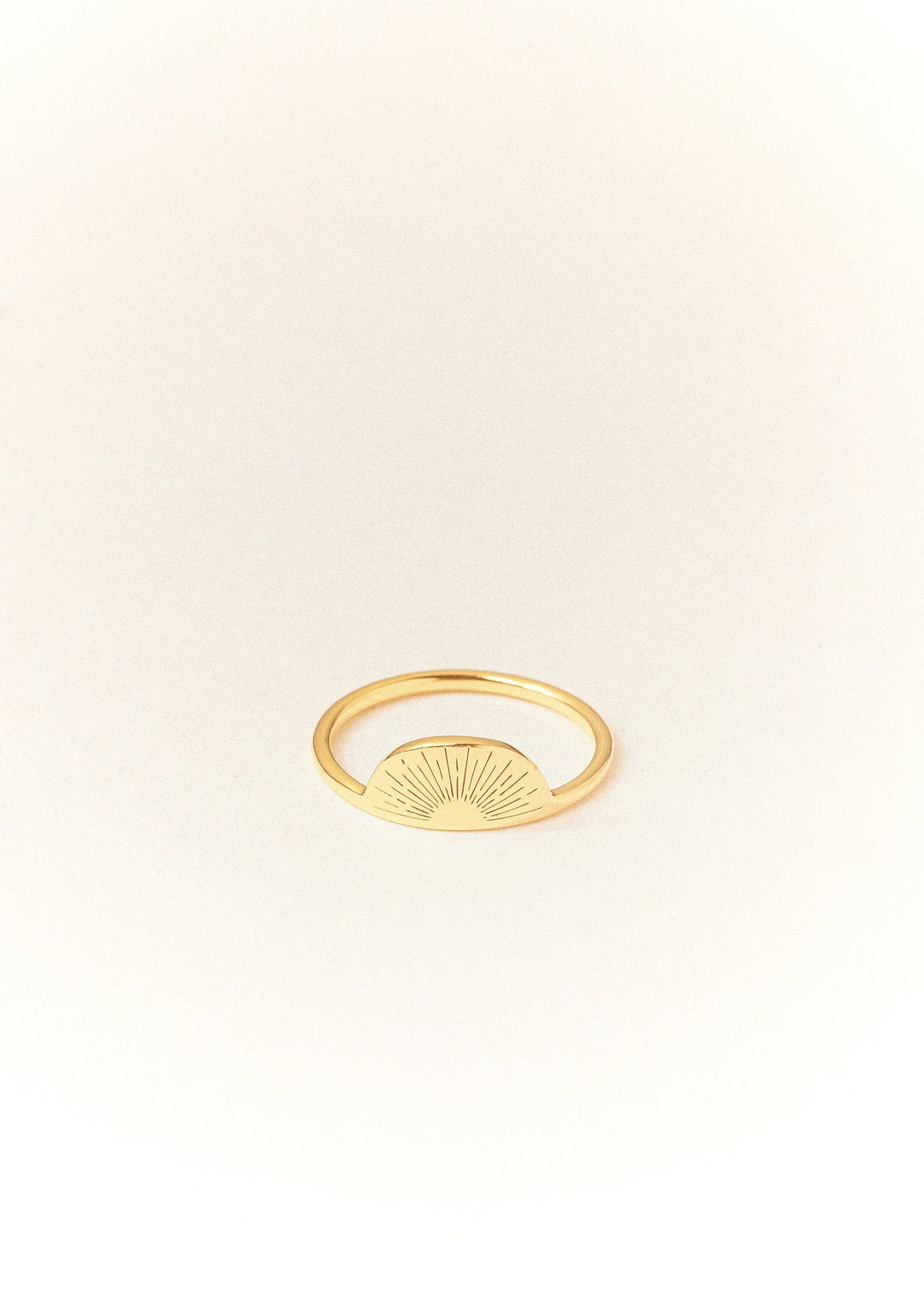 You Are My Sunshine Ring | Half Circle Sun Rings | Minimalist Jewelry ...